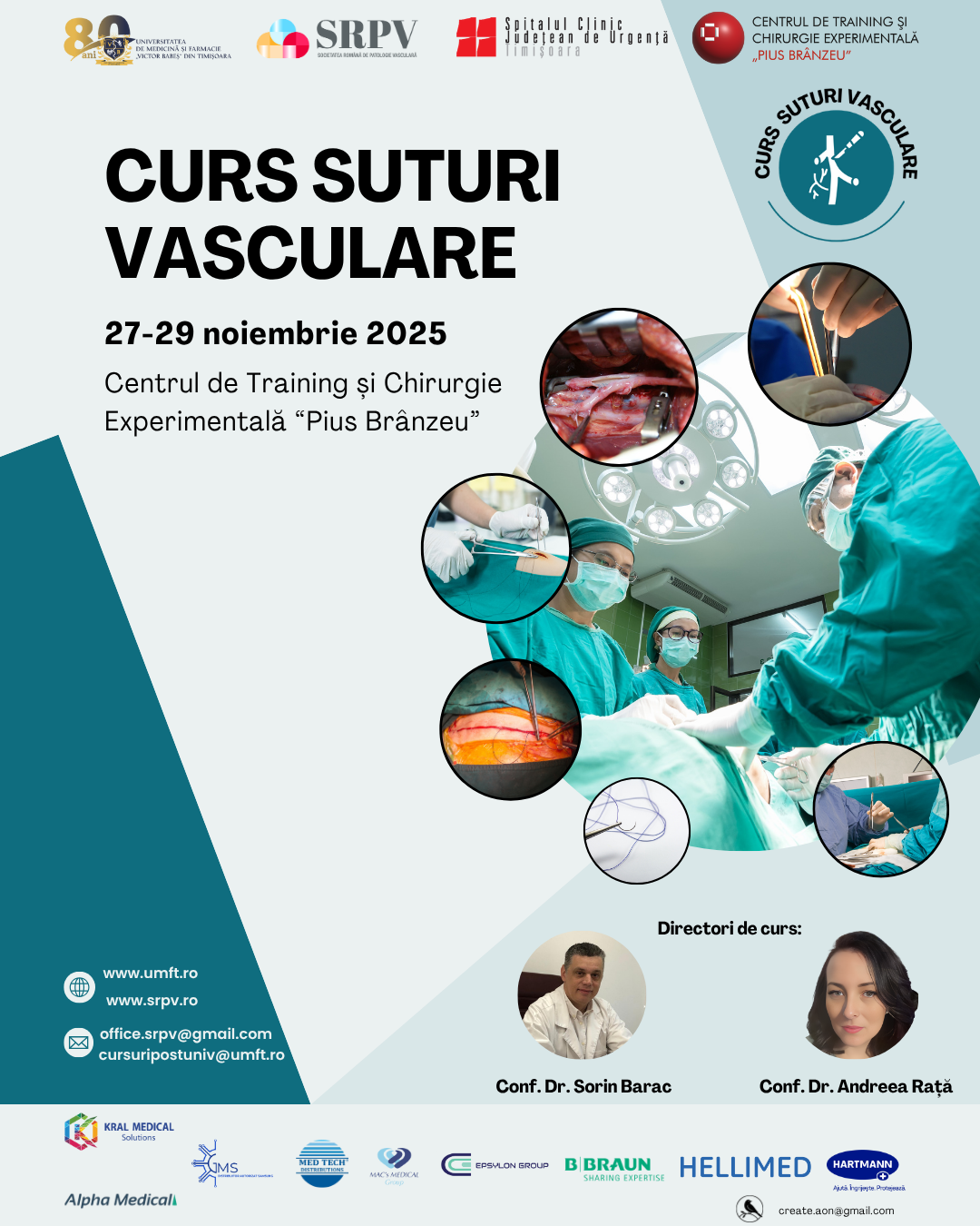 Curs suturi vasculare | Spitalul Clinic Judeţean de Urgenţă "Pius ...